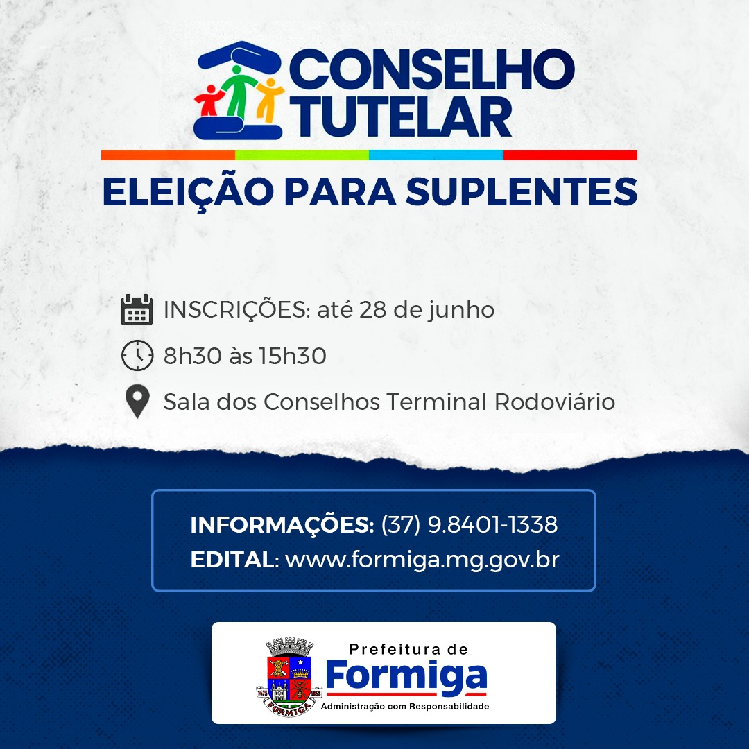 Divulgado Edital Para Eleição De Membros Suplentes Do Conselho Tutelar